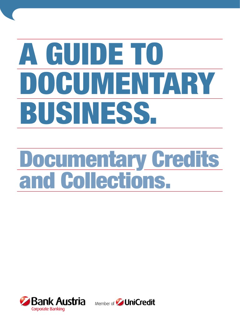Documentary Credits and Collections Guide | PDF | Letter Of Credit ...