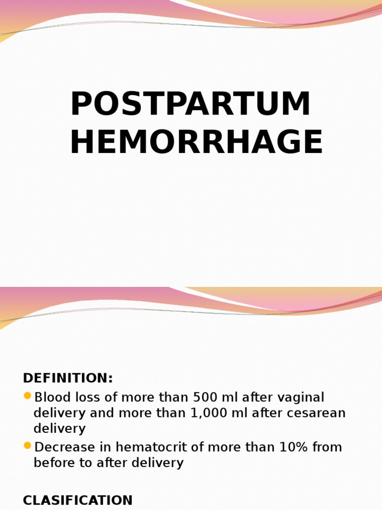 Postpartum Hemorrhage | Uterus | Childbirth