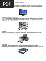 10 Macam Perangkat Keras Komputer | PDF