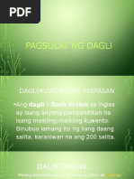 Dagli Filipino | PDF