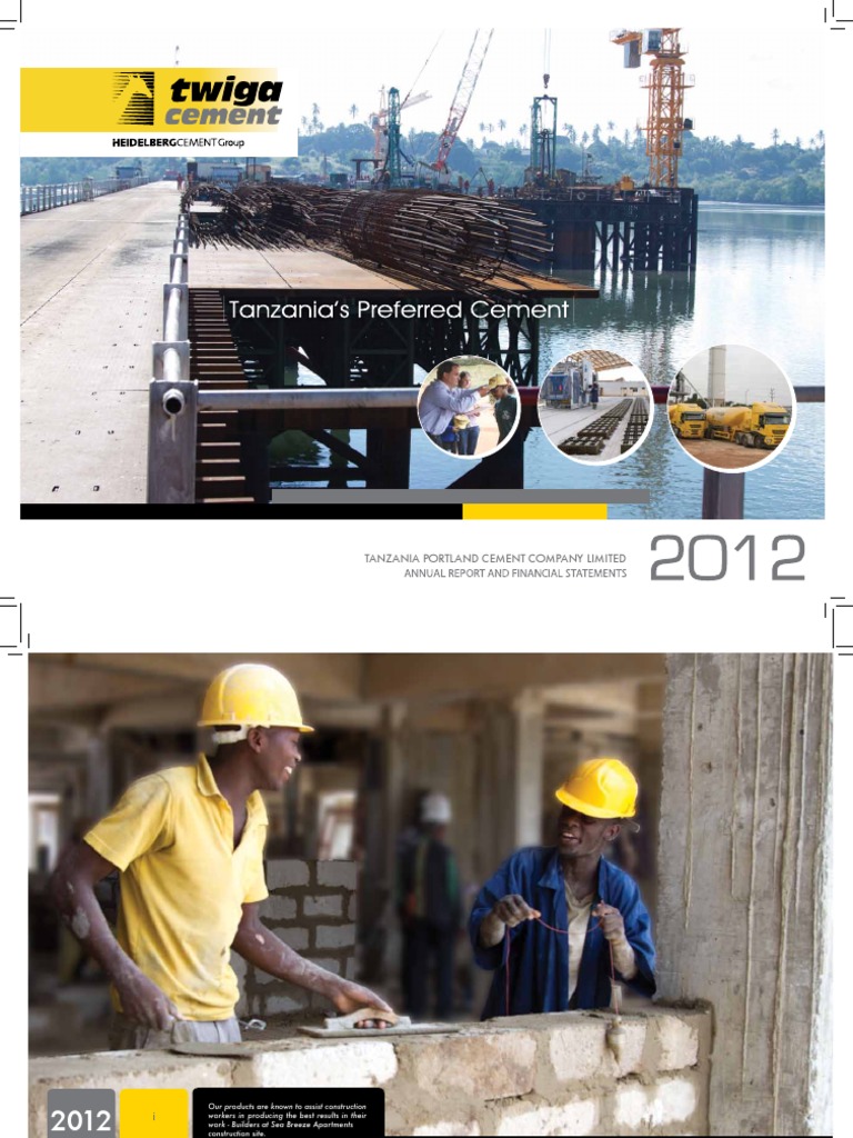 Twiga Cement Annual Report Final 2012.pdf | Internal Audit | Corporate ...