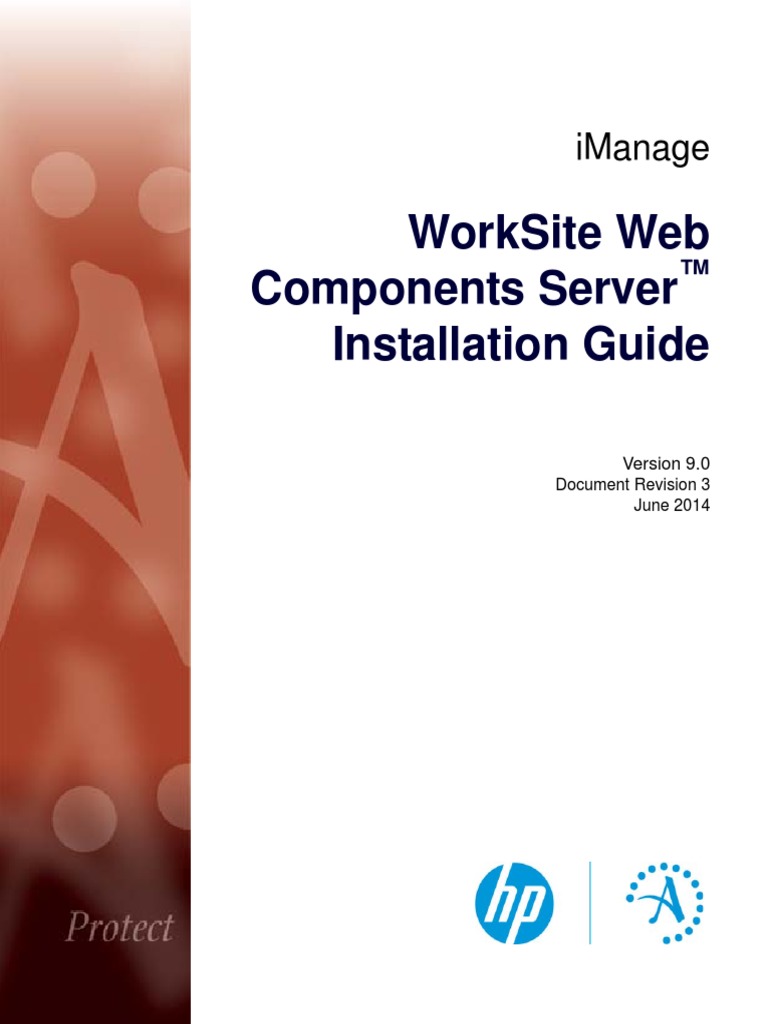 WorkSite Web Components Server Installation Guide (9.0, English) | PDF ...