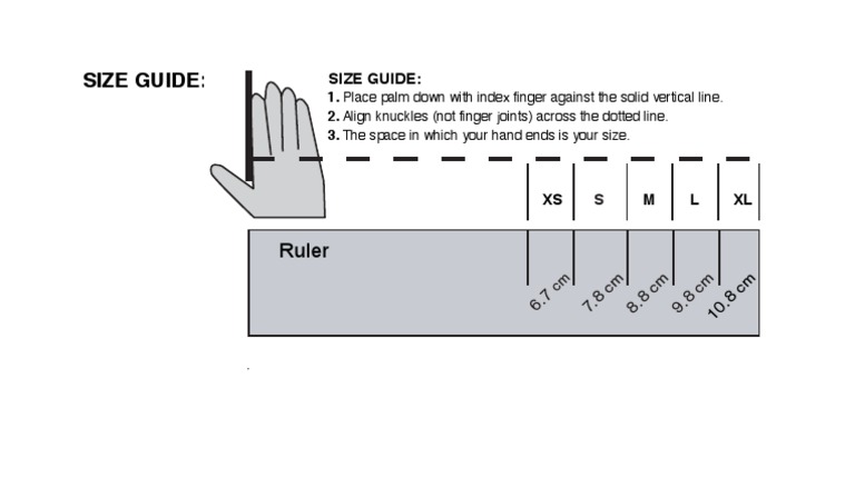 Hand Size Measurement Guide | PDF | Teaching Methods & Materials | Home ...
