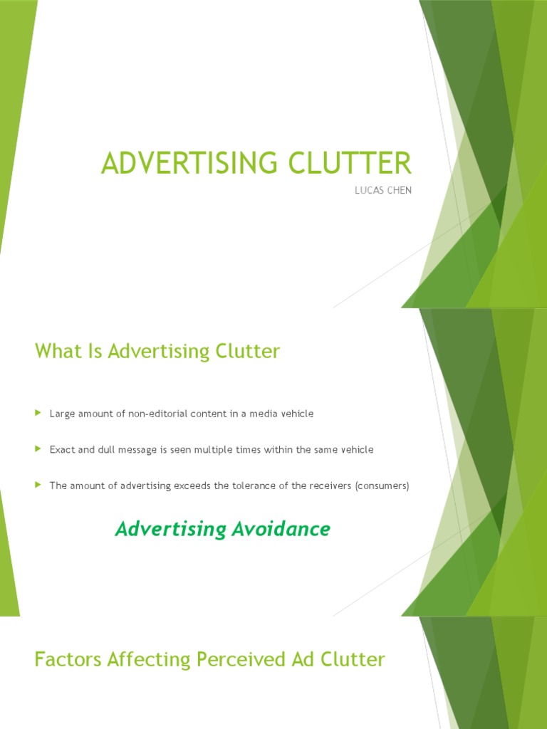 Advertising Clutter | PDF | Advertising | Mass Media