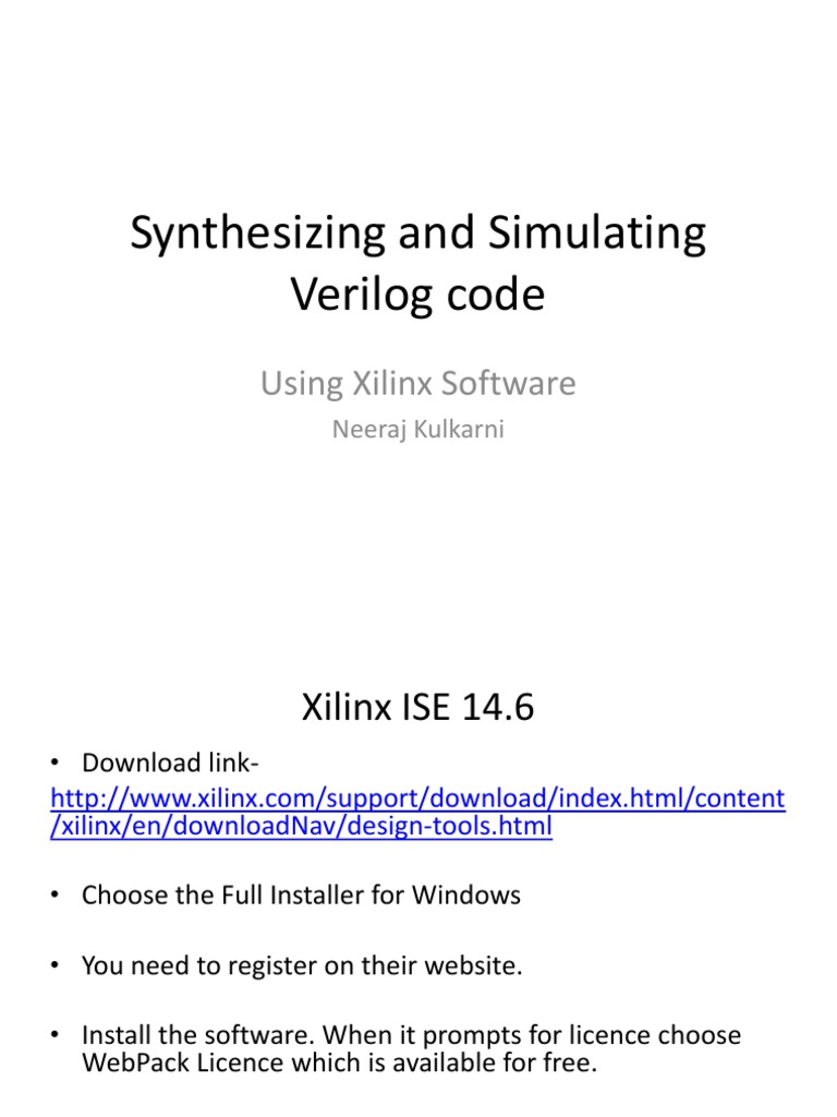 Verilog Xilinx | PDF