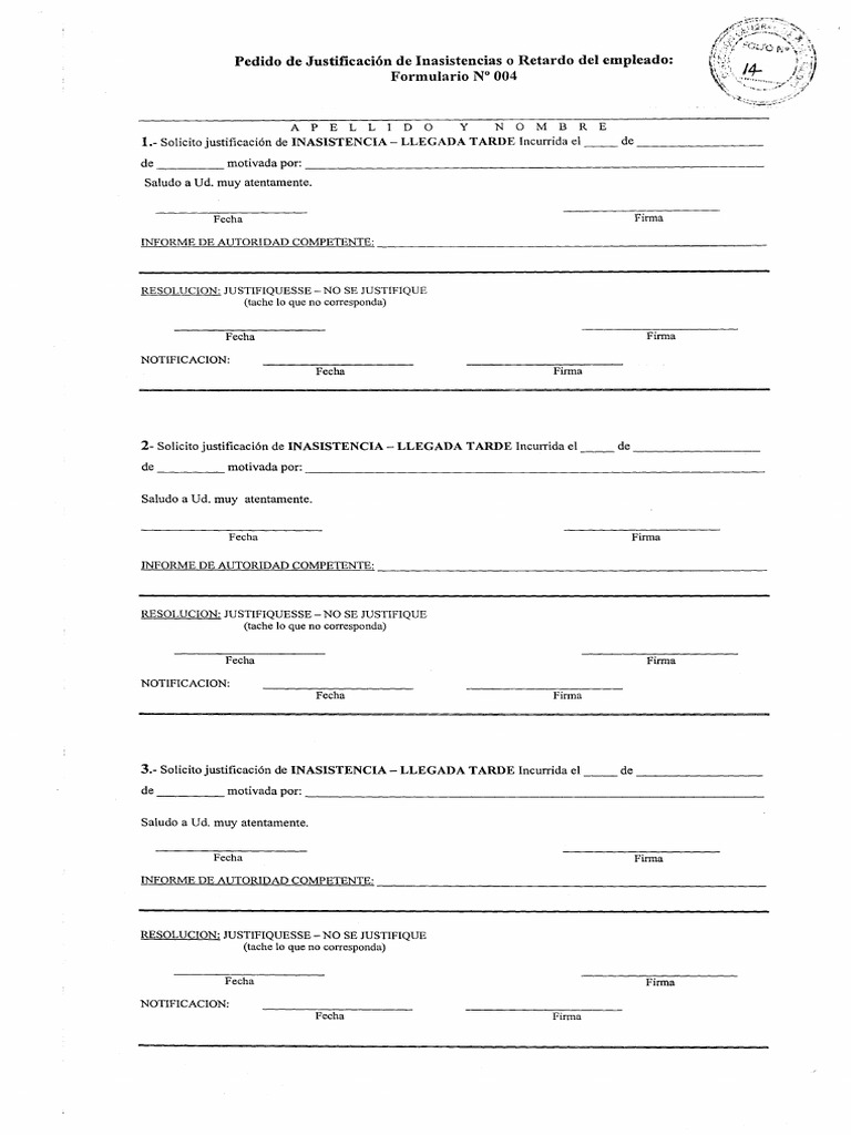 Formulario 004 PDF | PDF