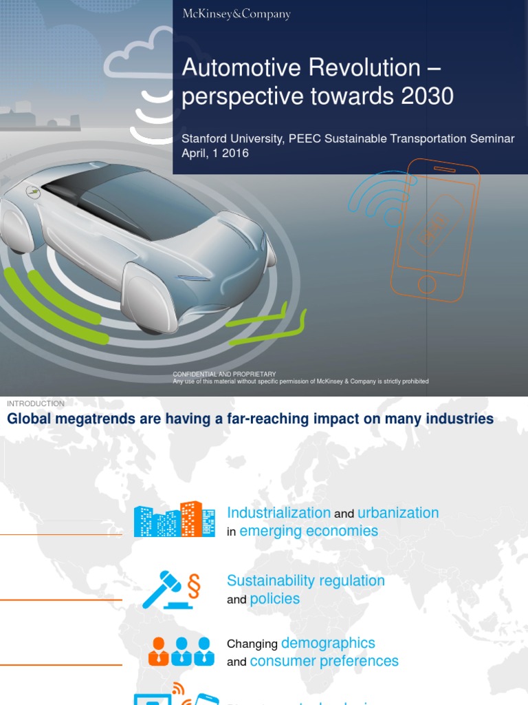 Automotive 2030 - PEEC VP | PDF | Autonomous Car | Mc Kinsey & Company