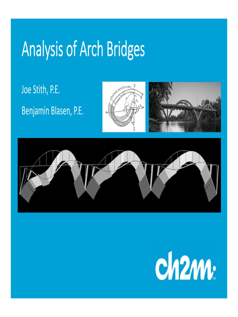 Arch Bridge Buckling Analysis Guide | PDF | Technology & Engineering