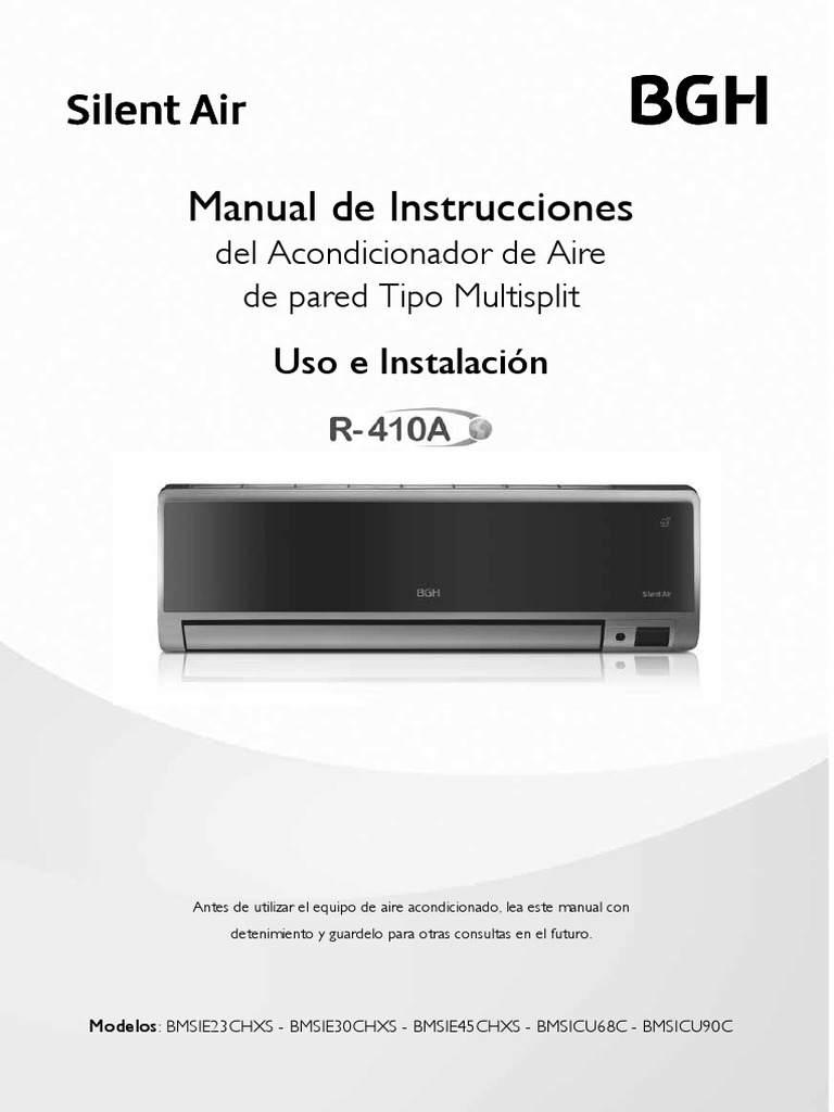 Manual Multisplit PDF | Descargar gratis PDF | Control remoto | Aire acondicionado