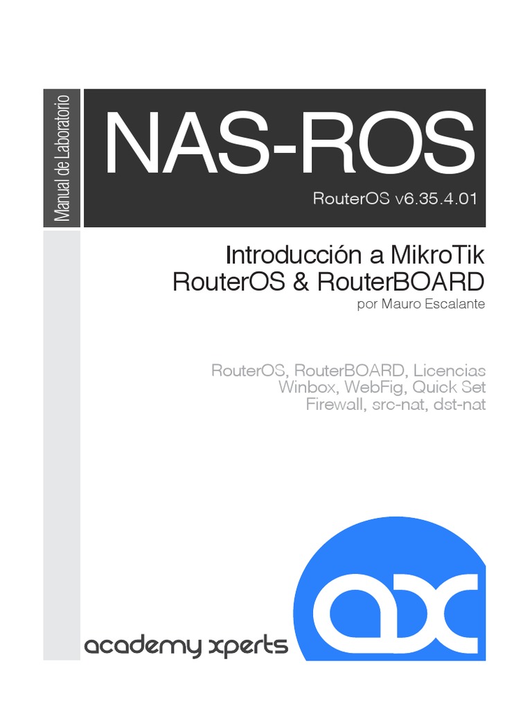 LAB Introducción A MikroTik RouterOS v6.35.4.01 | PDF