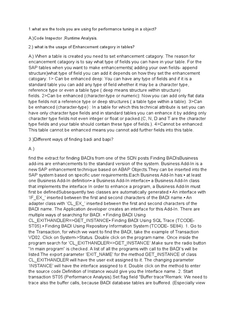 Interview Questions (All Interview) | PDF | Inheritance (Object ...