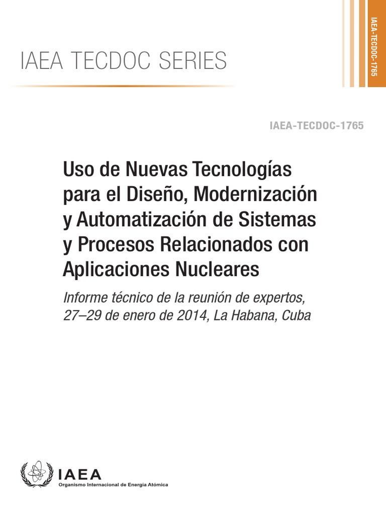 Iaea Tecdoc 1765 PDF | PDF