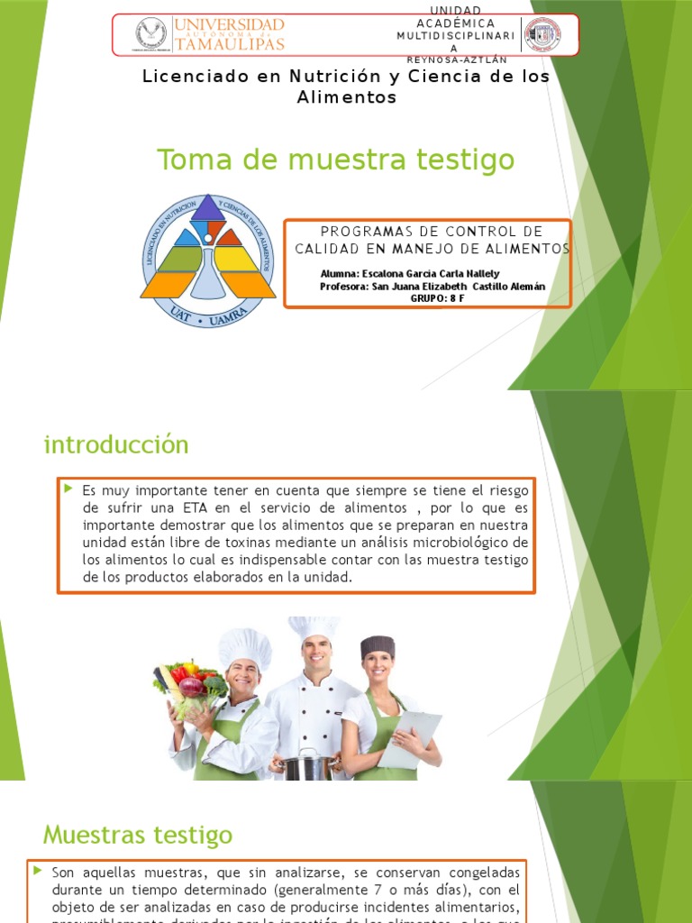 Toma de Muestra Testigo | PDF