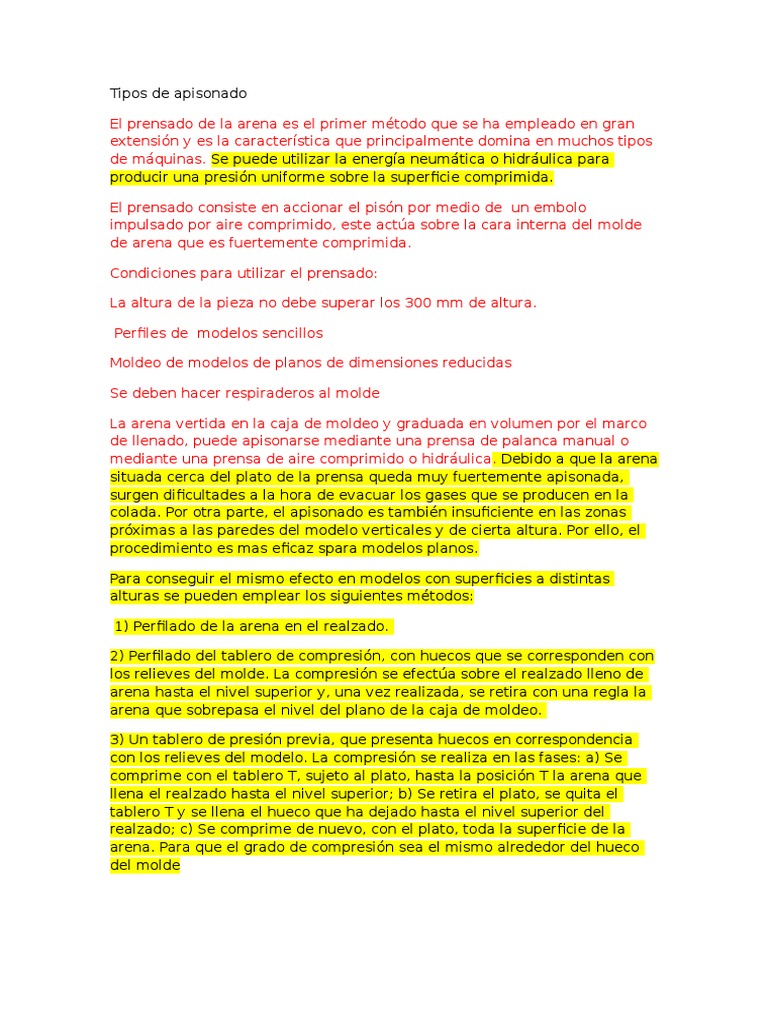Tipos de Apisonado | PDF | Presión | Science