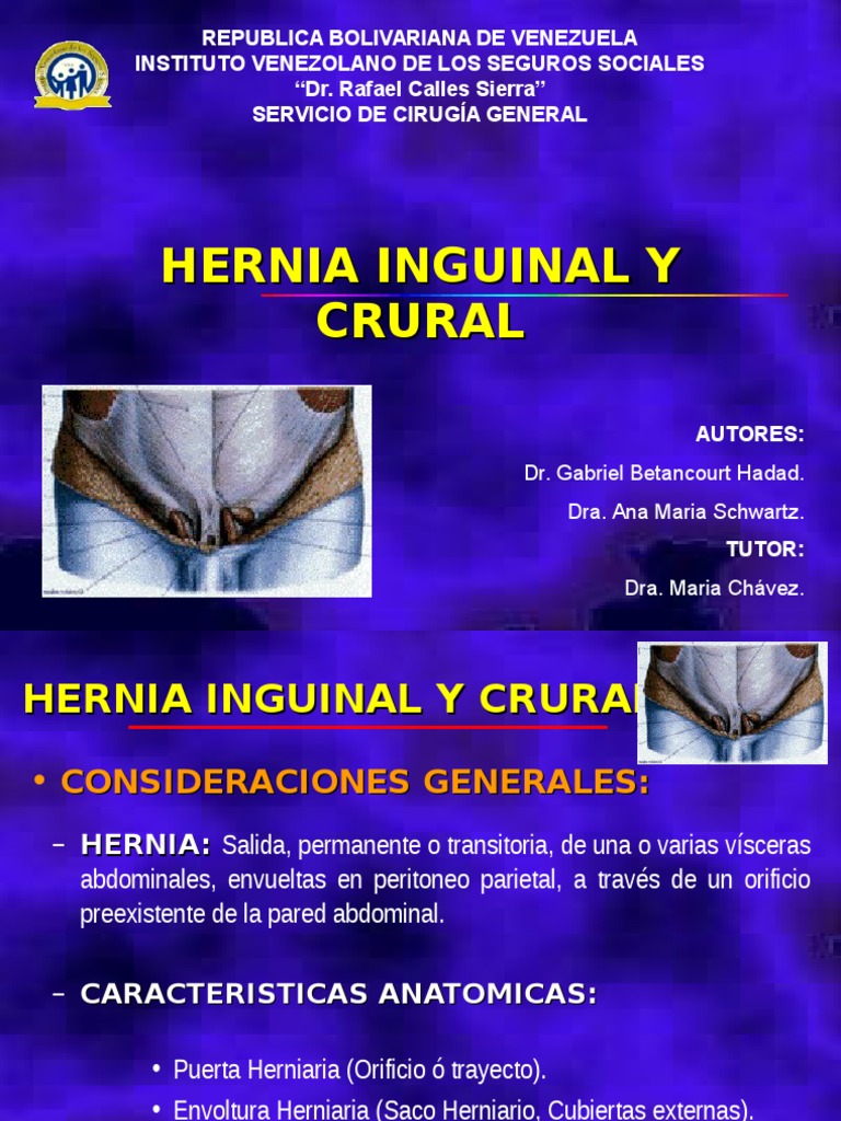 1.6 Hernia Inguinal y Crural | PDF | Abdomen | Especialidades Medicas