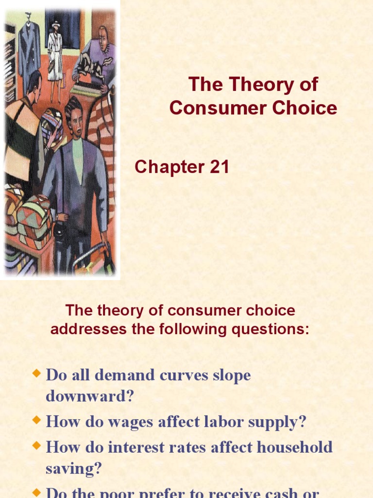 The Theory of Consumer Choice | PDF | Demand | Labour Economics