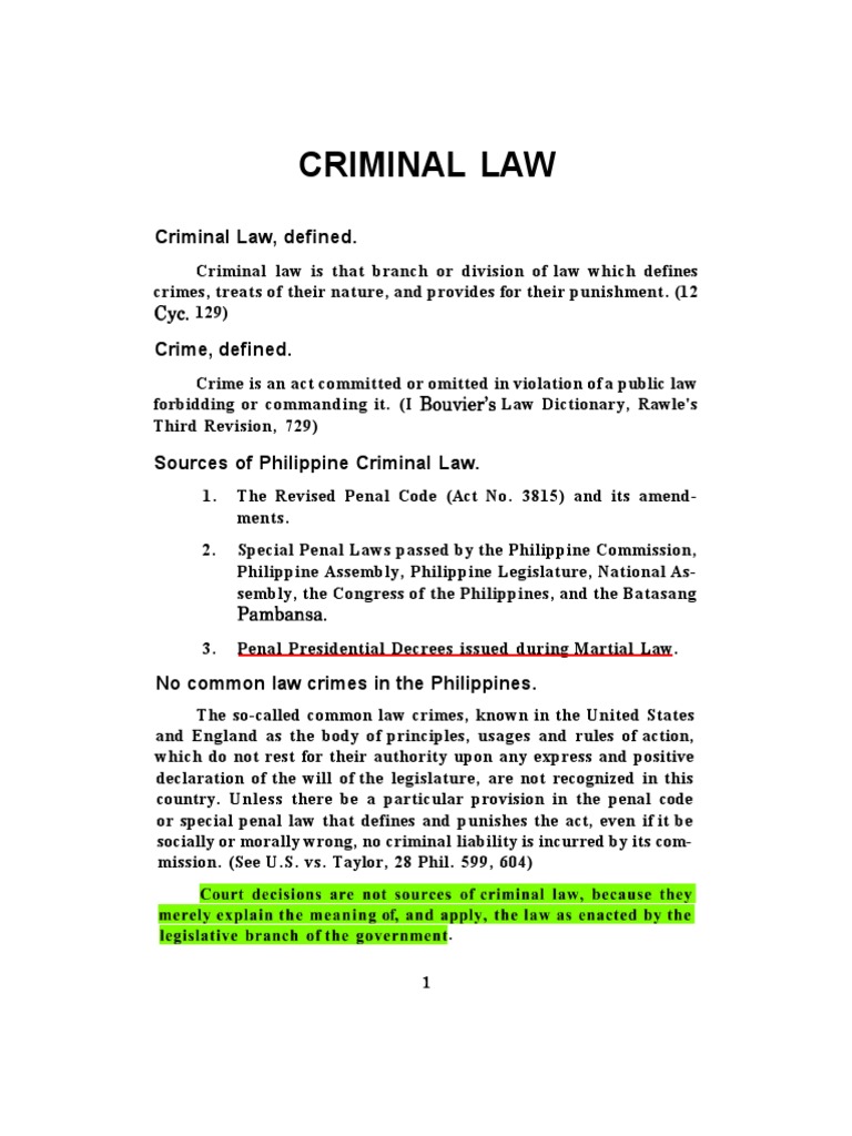 Reyes RPC Book 1 | PDF | Ex Post Facto Law | Court Martial