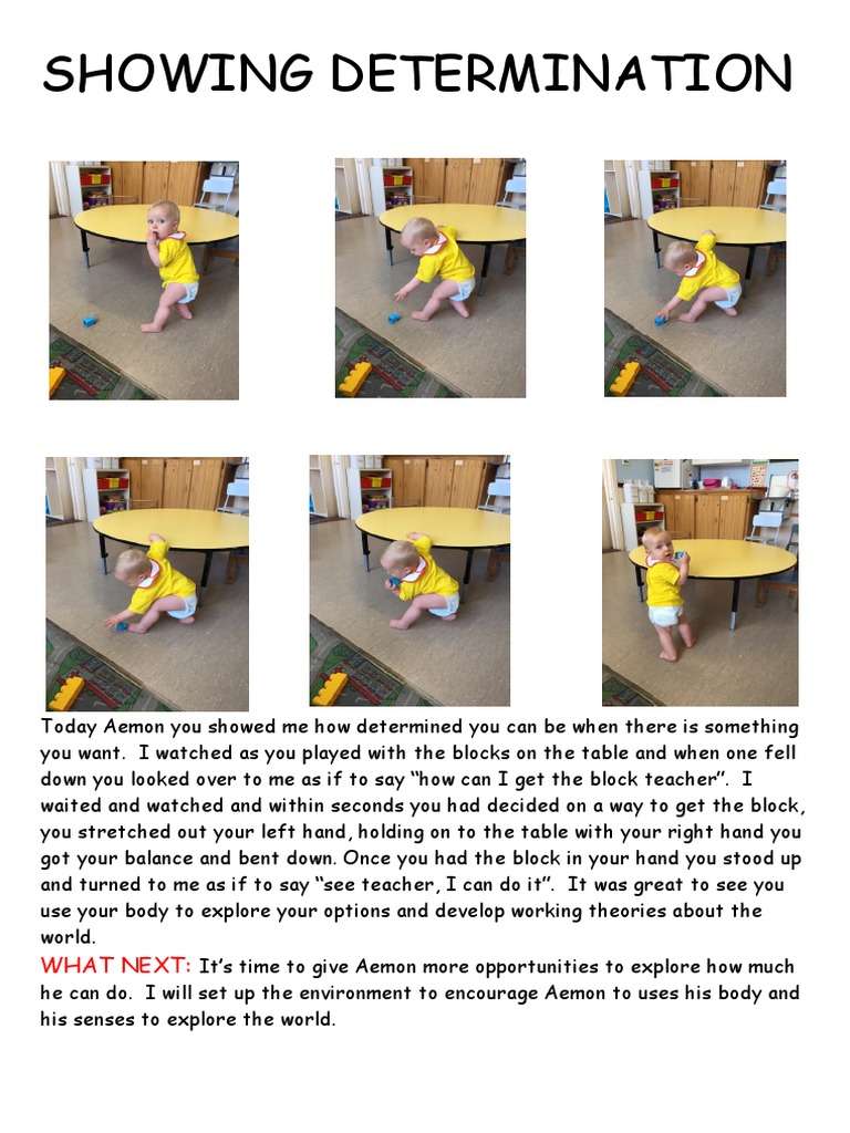 Showing Determination | PDF | Self-Improvement