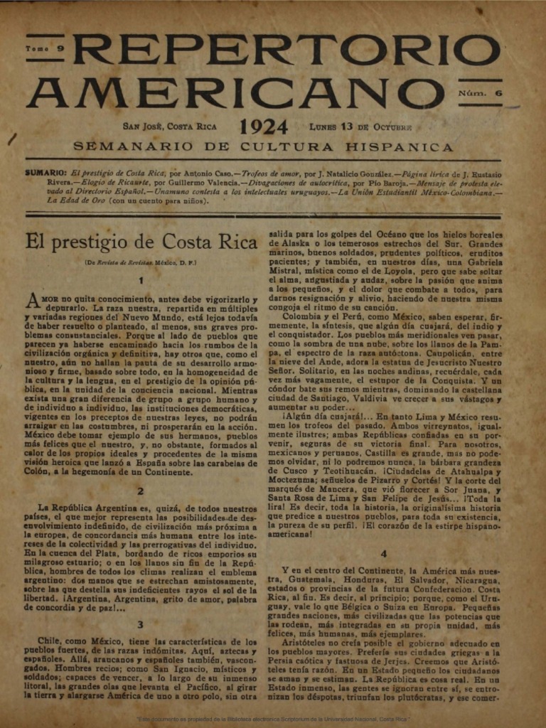 El Repertorio Americano