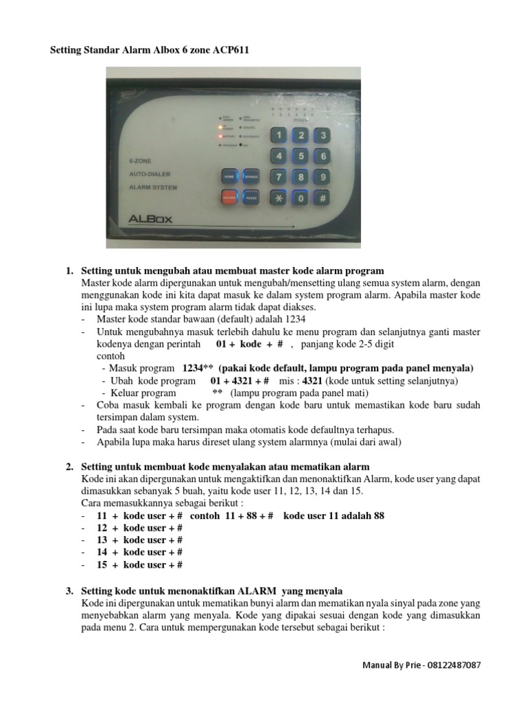 Manual Alarm Revisi | PDF | Metode & Bahan Ajar | Komputer