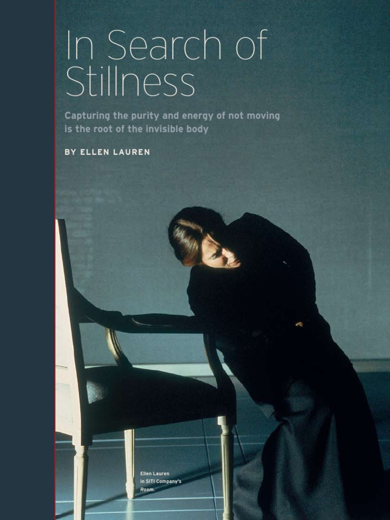In Search of Stillness | PDF | Theatre | Consciousness