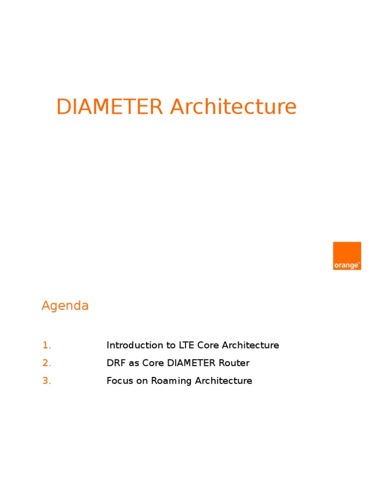 2016-04 DIAMETER Architecture | PDF | Ip Multimedia Subsystem | I Pv6