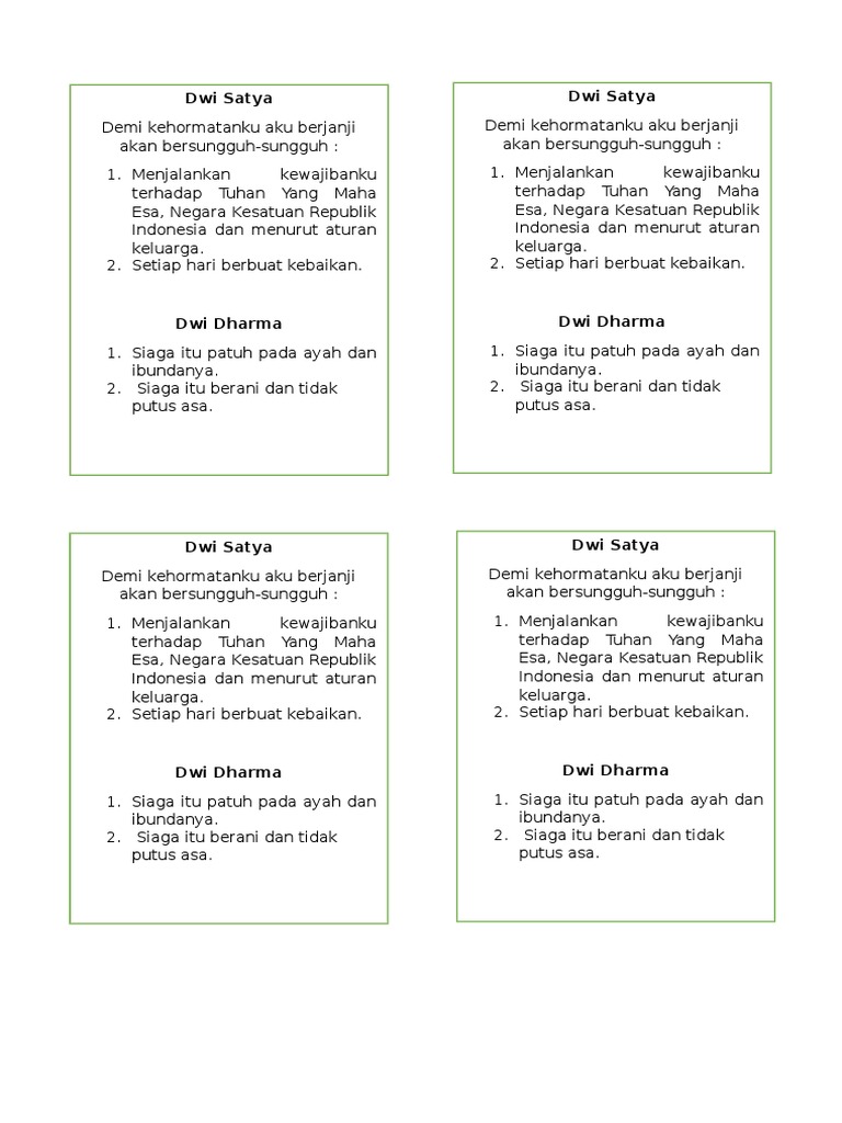 Dwi Satya | PDF