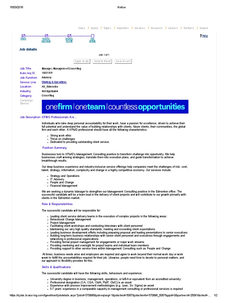 KPMG | PDF | Strategic Management | Project Management