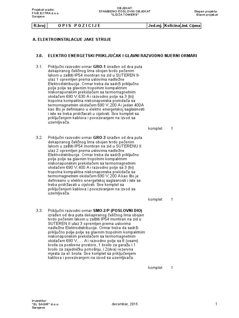 Razvodni Ormari | PDF