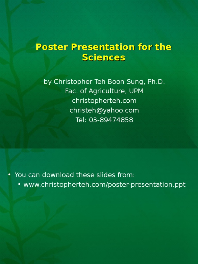 Poster Presentation | PDF | Page Layout
