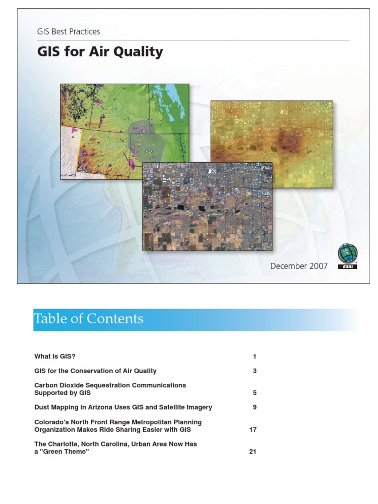 Air Quality | PDF | Arc Gis | Esri