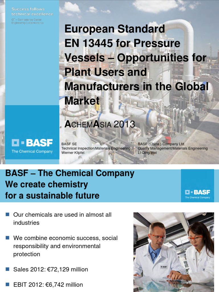 European Standard en 13445 For Pressure Vessels | PDF