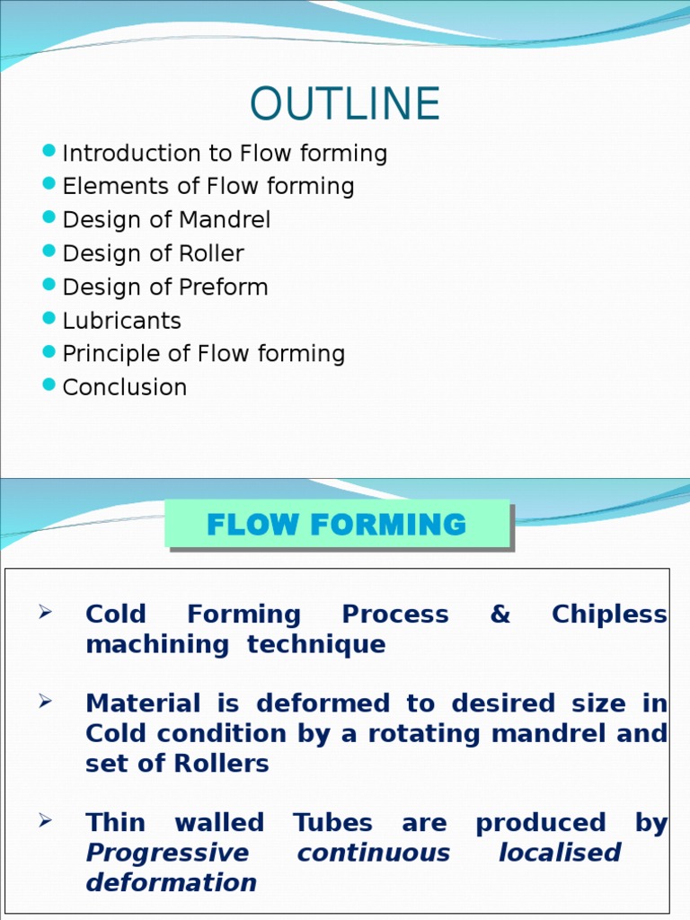 Flow Forming Process Guide | PDF | Machining | Extrusion