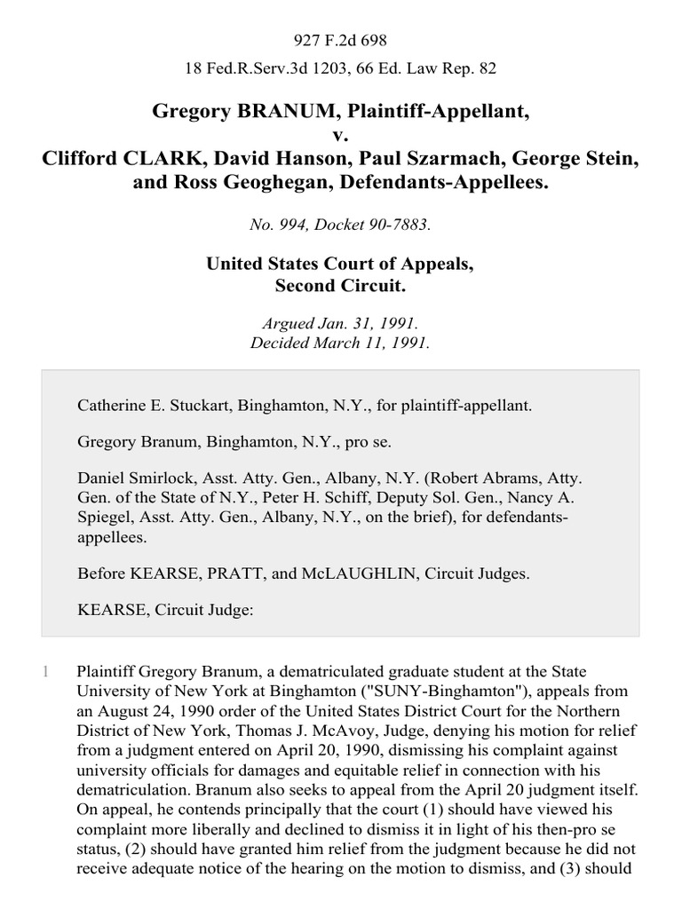 Academic Dismissal Appeal Case | PDF | Federal Rules Of Civil Procedure ...