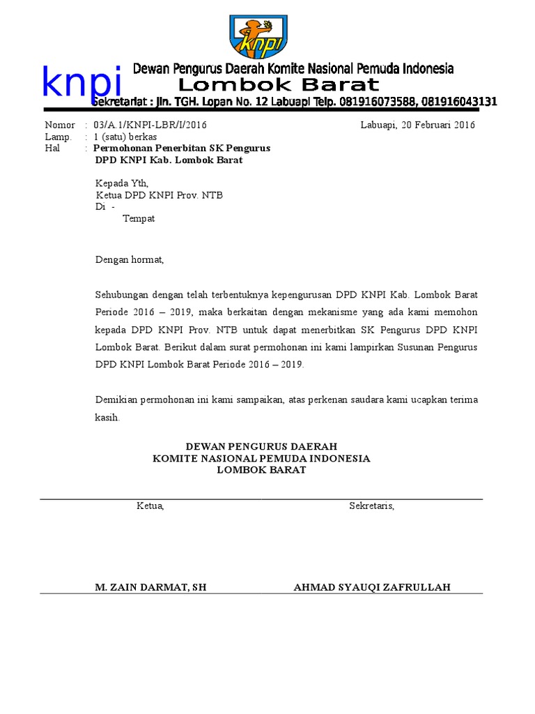 Contoh Surat Permohonan Sk Beinyu Com - Riset