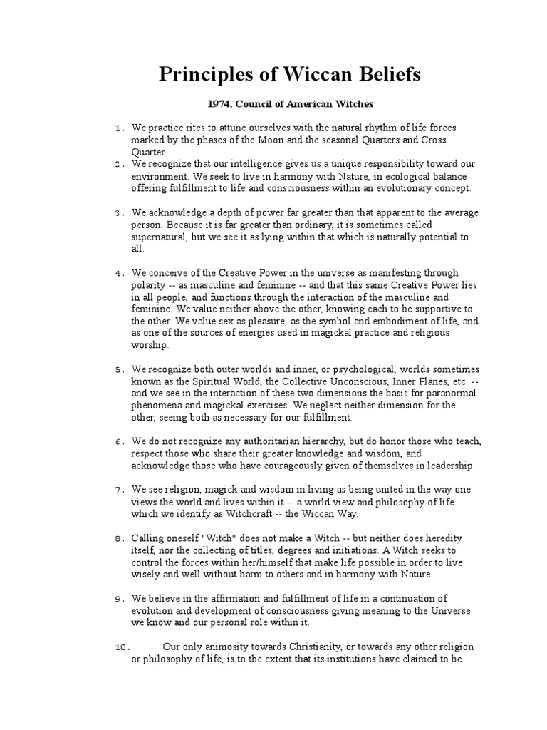 The Laws 7.part | PDF | Wicca | Witchcraft