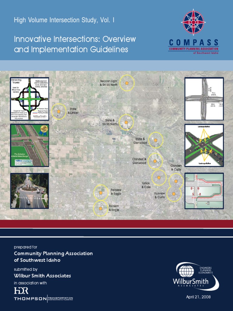 Innovative Intersections Vol1 Implementation Guidelines Final May30 | PDF | Traffic ...