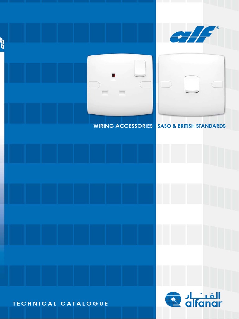 Alfanar Wiring Accessories Catalogue | PDF | Ac Power Plugs And Sockets ...