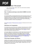 B-Scan Ocular Ultrasound Overview | PDF | Medical Ultrasound | Human Eye