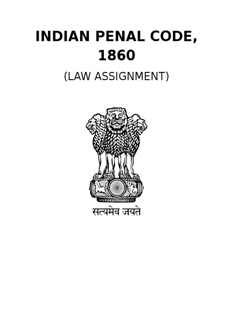 INDIAN PENAL CODE.docx | Criminal Justice | Crime & Justice