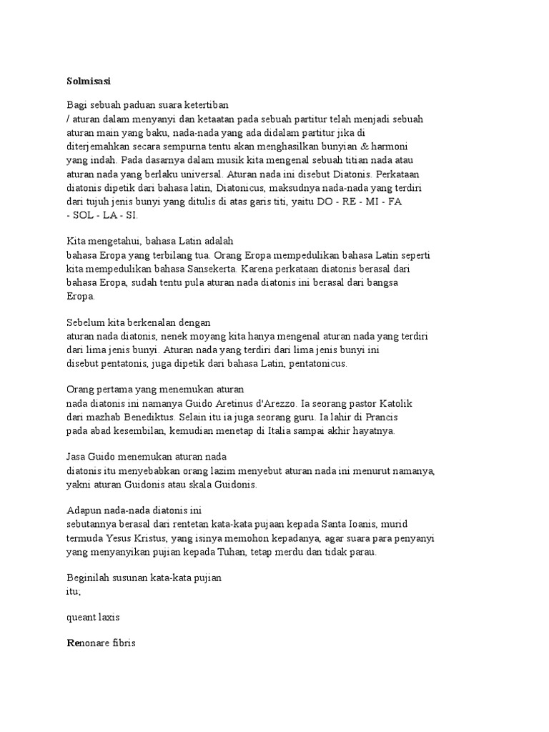 Solmisasi | PDF | Seni