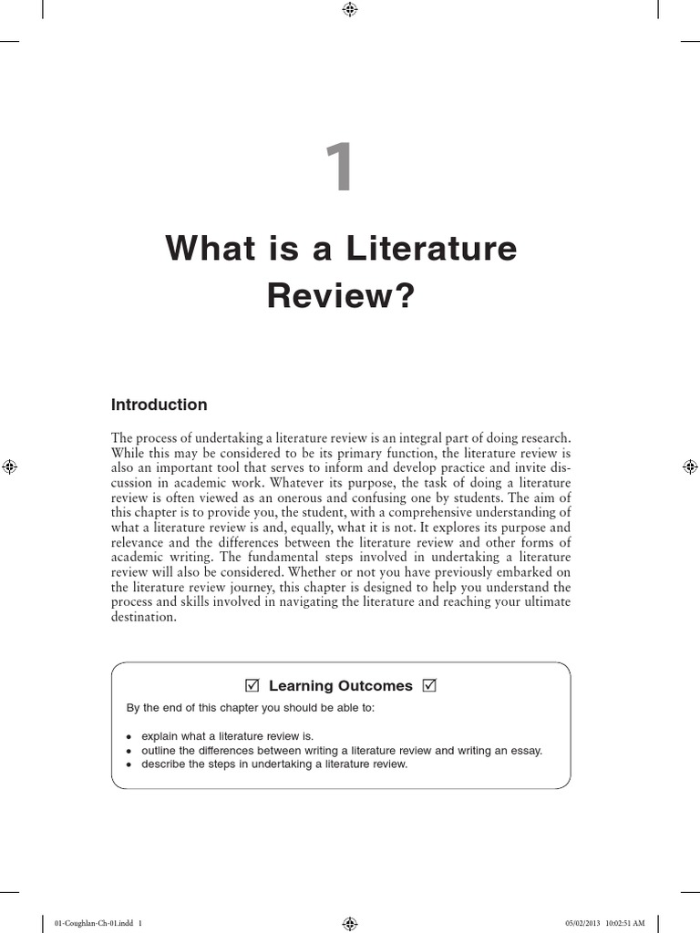Literature Review PDF | PDF | Literature Review | Essays