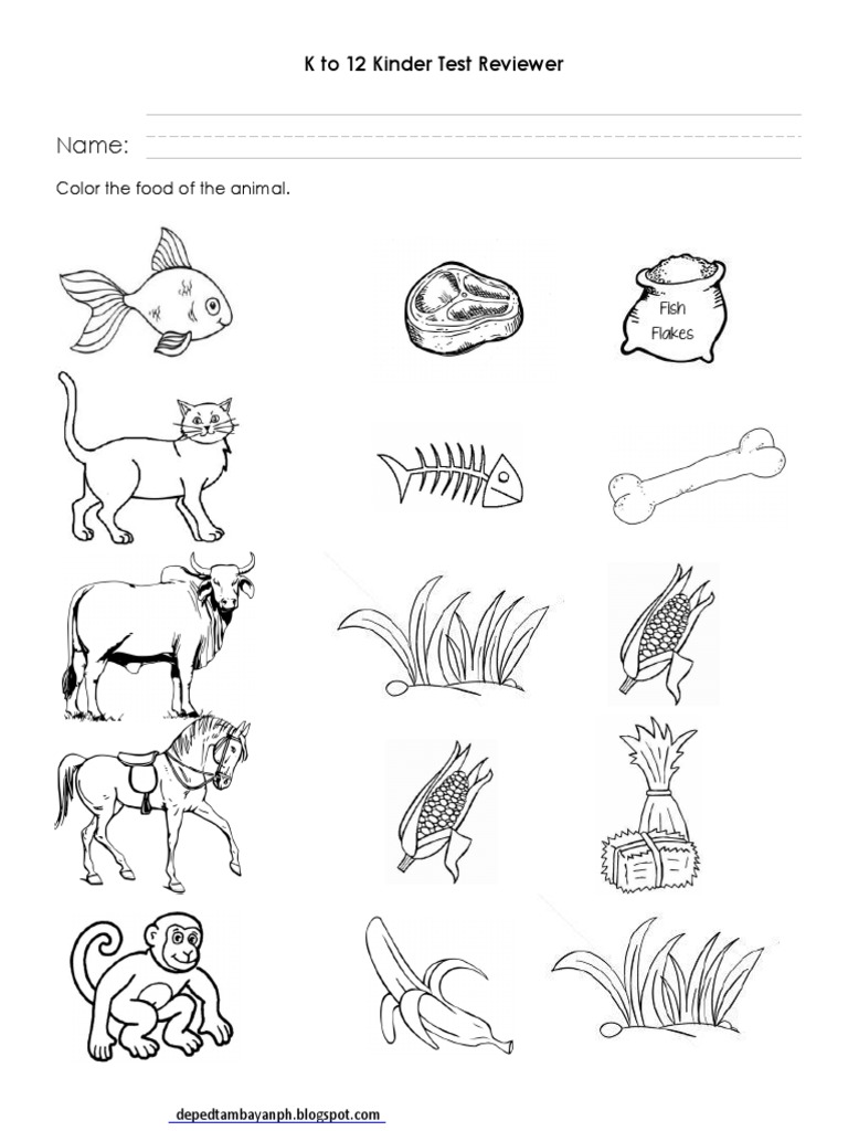 Name:: K To 12 Kinder Test Reviewer | PDF