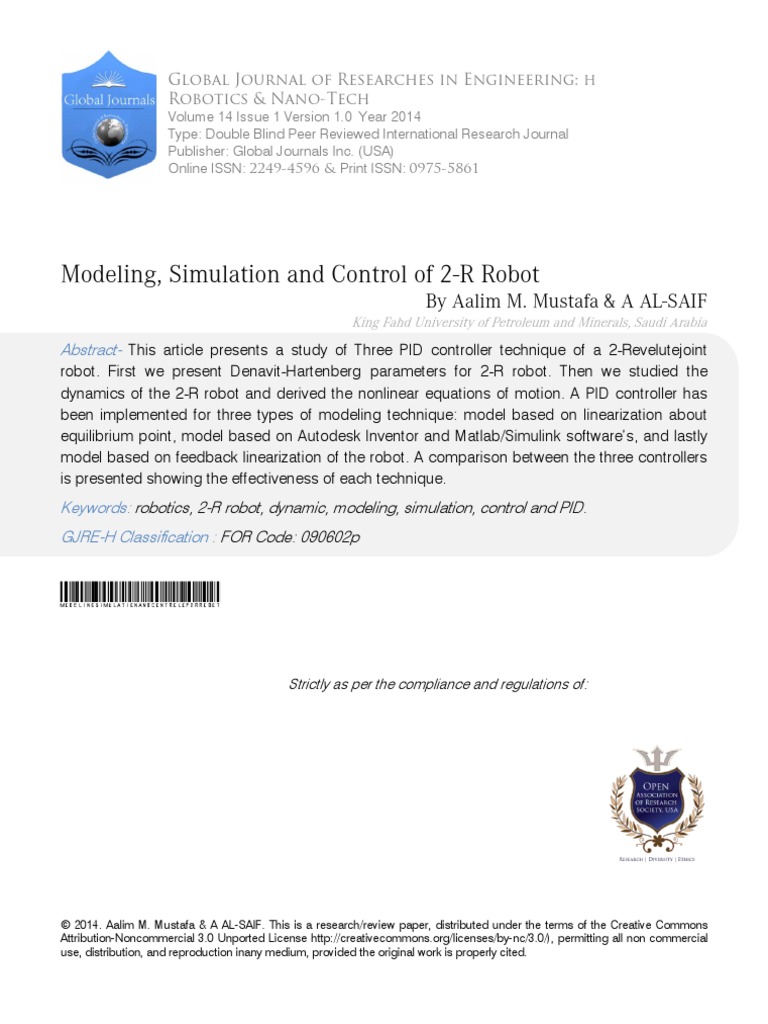 5 Modeling Simulation and Control | PDF