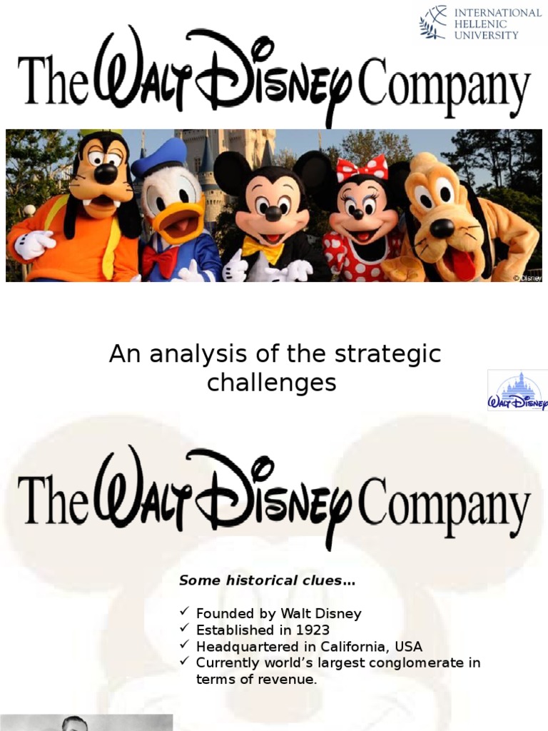 Walt Disney Strategic Analysis Overview | PDF | The Walt Disney Company ...