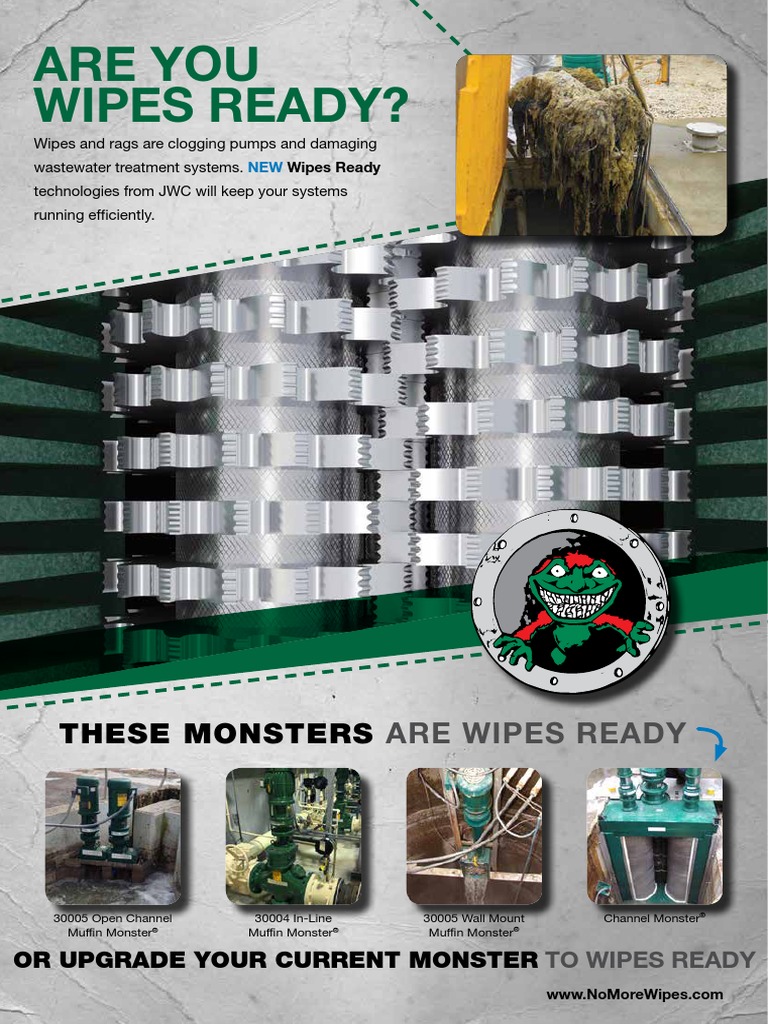 Wipes Ready Wastewater Solutions | PDF