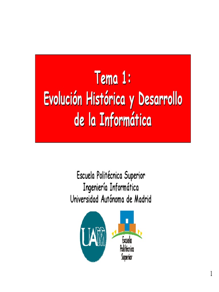 Historia y Evolucion de La Informatica PDF | PDF | Computadoras personales | Áreas de informática