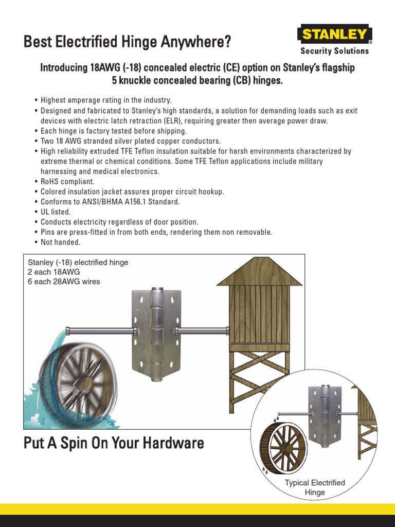 18 CE Flyer | PDF | Wire | Electricity