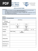Format of Application Form For Minority Status Certificate To ...