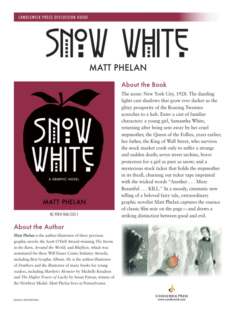 Snow White by Matt Phelan Discussion Guide | PDF | Snow White | Fairy Tales